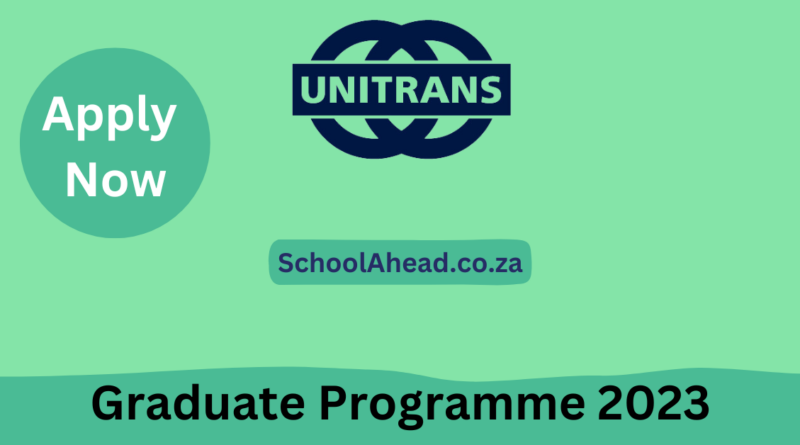 Unitrans Internships 2023 Schoolahead